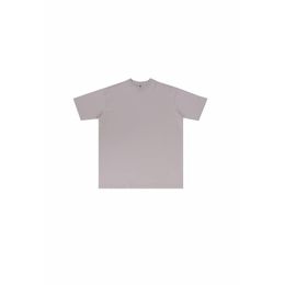 DROPSIZE T-Shirt »Regular Fit T-Shirt« 1 Stk. pumice stone XXL XXL Regular-fit-Silhouette mit regulärer Länge für lässiges Layering