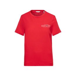 Gant T-Shirt &raquo;REG SHIELD SS T-SHIRT&laquo; BRIGHT RED M M Rundhalsshirt von Gant
