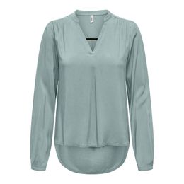 Only Blusenshirt &raquo;ONLNOVA LIFE VIS L/S JOSIE TOP SOLID&laquo; Abyss L (40) L (40) Shirtbluse von Only