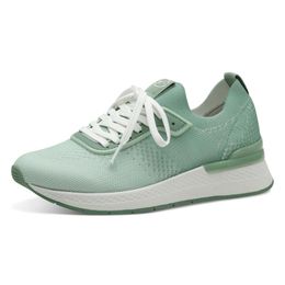 Tamaris Damen Slip-On Sneaker , Freizeitschuh, Halbschuh, Slipper mit dezentem Farbverlauf gr&uuml;n 36