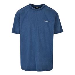 Urban Classics T-Shirt »Herren Oversized Small Embroidery Tee« 1 Stk. spaceblue XL XL Soft acid washed Herren T-Shirt mit Urban Classics Logo-Stick...