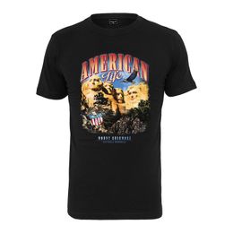MisterTee T-Shirt &raquo;Herren American Life Mount Roushmore Tee&laquo; 1 Stk. black M M Vielseitige T-Shirts f&uuml;r jeden Anlass