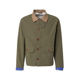 POMPEII Jacke Herren Gr&ouml;&szlig;e XL royalblau / hellbraun / khaki