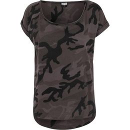 Urban Classics Damen Urban Classics T-Shirt &raquo; Damen Ladies Camo Back Shaped Tee&laquo; 1 Stk. 3XL