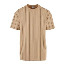 Urban Classics T-Shirt &raquo;Printed Pinstripe Tee&laquo; 1 Stk. unionbeige/white/black XXL XXL Vielseitige T-Shirts fuer jeden Anlass