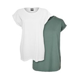 Urban Classics Damen Urban Classics T-Shirt &raquo; Damen Ladies Extended Shoulder Tee 2-Pack&laquo; 1 Stk. S