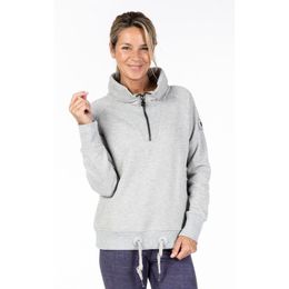 LPO Kapuzensweatshirt »VERNON V Women«, in lässigem Oversized-Schnitt grau 36 (S) 36 (S) Modisches Damensweatshirt mit breiten Rippbündchen