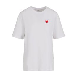 Miss Tee Damen T-Shirt &raquo; Heart Shape EMB Tee&laquo; 1 Stk. S