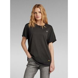 G-Star Raw G-STAR T-Shirt »Lash Fem Loose Top« dk black L L Gerippter Ausschnitt