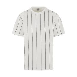 Urban Classics T-Shirt &raquo;Printed Pinstripe Tee&laquo; 1 Stk. offwhite/white/black M M Vielseitige T-Shirts fuer jeden Anlass
