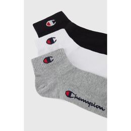 Champion Kurzsocken &raquo;3 Pack Quarter Socks&laquo; 3 Paar tlg. OXGM/WHT/NBK-NS 43-46 43-46 Kurzsocken f&uuml;r sportive Aktivit&auml;ten