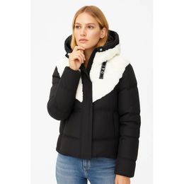 LPO Winterjacke &raquo;Patricia&laquo; Steppjacke mit Webpelz black 36 (S) 36 (S) Rei&szlig;verschlusstaschen