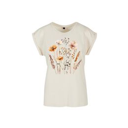 CLOUD 5IVE T-Shirt &raquo;Ladies Wildflower Sand Tee&laquo; 1 Stk. sand XXL XXL Lockere Passform, regul&auml;re L&auml;nge f&uuml;r legeres Layering und entspannten Alltag