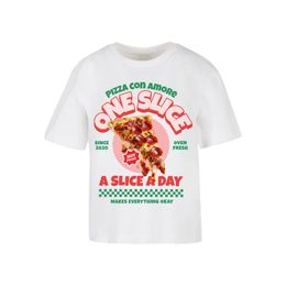 Miss Tee Damen T-Shirt &raquo; Pizza Con Amore Tee&laquo; 1 Stk. L