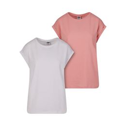 Urban Classics Damen Urban Classics T-Shirt &raquo; Damen Ladies Extended Shoulder Tee 2-Pack&laquo; 1 Stk. XS