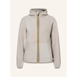 K-way Funktionsjacke »Winterjacke LINN VELOUR POLAR DOUBLE zum Wenden« Beige Cashmere - Beige Cashmere M M Doppellagiges Polarfleece