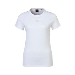 BOSS Orange T-Shirt &raquo;Elogo Premium Damenmode&laquo; mit Graphic Detail vorn White 100 XL (42) XL (42) Shirt von BOSS Orange Womenswear