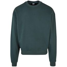 Urban Classics Rundhalspullover &raquo;Herren Ultra Heavy Crew&laquo; 1 Stk. bottlegreen M M Schweres M&auml;nner Longsleeve mit &uuml;berschnittenen Schultern