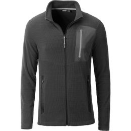 LPO Fleecejacke &raquo;SORREL II MN&laquo; hochgeschlossener Kragen grey S S Leichtes Stretch-Fleece mit isolierender Waffelstruktur