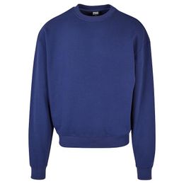 Urban Classics Rundhalspullover &raquo;Herren Ultra Heavy Crew&laquo; 1 Stk. spaceblue M M Schweres M&auml;nner Longsleeve mit &uuml;berschnittenen Schultern