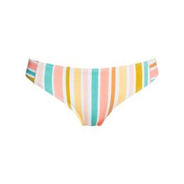 Roxy Bikini-Hose &raquo;Beach Classics&laquo; Bright White Aloha Stripe S S - US-Gr&ouml;&szlig;en US-Gr&ouml;&szlig;en S Stoff: Weicher, ,...
