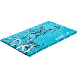 Colani Badematte &raquo;23&laquo; H&ouml;he 24 mm rutschhemmend beschichtet fu&szlig;bodenheizungsgeeignet t&uuml;rkis Obermaterial: 100% Polyacryl rechteckig (50 cm x 60 cm )