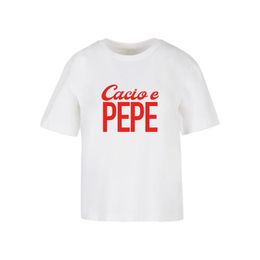 MISS TEE T-Shirt »Damen Cacio E Pepe Tee« 1 Stk. white XS XS Vielseitige T-Shirts für jeden Anlass