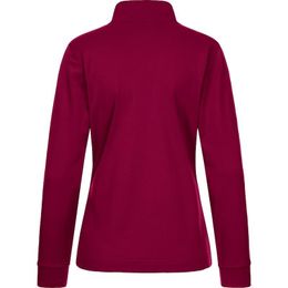 Lpo Damen LPO Trainingsjacke &raquo;Abby II&laquo; glatt mit matter Struktur rot 36 (S)