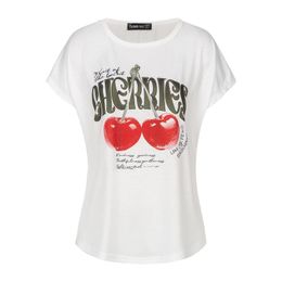 CLOUD 5IVE T-Shirt &raquo;T-Shirt Cherries Print&laquo; 1 Stk. white XL XL Regular-fit-Silhouette mit normaler L&auml;nge und unkomplizierter Passform