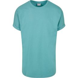 Urban Classics Damen Urban Classics T-Shirt &raquo; Herren Long Shaped Turnup Tee&laquo; 1 Stk. XS