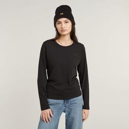 G-Star Raw G-STAR T-Shirt &raquo;Front seam r t ls wmn&laquo; dk black S S Kurzarm-Design, ideal f&uuml;r warme Tage oder als Layering-Basis