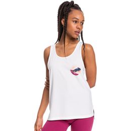 Roxy Sporttop &raquo;Walking On The Sunshine&laquo; wei&szlig; L L Stoff: ...