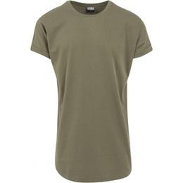 Urban Classics Damen Urban Classics T-Shirt &raquo; Herren Long Shaped Turnup Tee&laquo; 1 Stk. M
