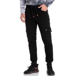 Cipo & Baxx CIPO & BAXX Jogg Pants &raquo;JEANS Jogger&laquo; BLACK 30 - L&auml;nge 32 L&auml;nge 32 30 Slim-Fit Jogg Pants f&uuml;r eine schlanke Silhouette und bequemen Sitz