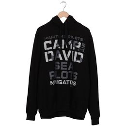 CAMP DAVID Kapuzenpullover Herren Gr&ouml;&szlig;e XXL Second Hand schwarz