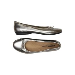 Clarks Ballerina Damen Gr&ouml;&szlig;e 41.5 Second Hand silber
