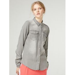 Vila Jeanshemd 'VIBISTA' Damen Gr&ouml;&szlig;e S grey denim