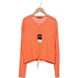 Oui Strickjacke Damen Gr&ouml;&szlig;e XL Second Hand orange
