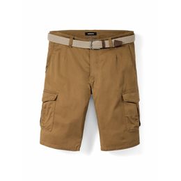 Walbusch Extraglatt G&uuml;rtel Cargo-Bermudas