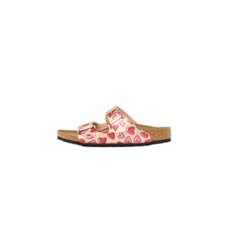 Birkenstock Pantolette 'Arizona' M&auml;dchen Gr&ouml;&szlig;e 27 rosegold / pink / hellpink