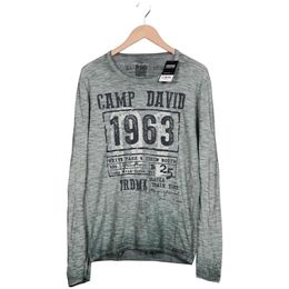 CAMP DAVID Langarmshirt Herren Gr&ouml;&szlig;e M Second Hand gr&uuml;n