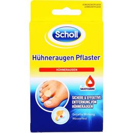 Scholl H&uuml;hneraugen Pflaster 4 St