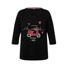 Ulla Popken Shirt female Black size 42-44