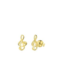 Lucardi Earrings 'Klassisch' female Gold size Onesize