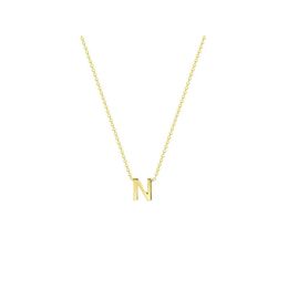 Lucardi Necklace 'Buchstabe' female Gold size Onesize
