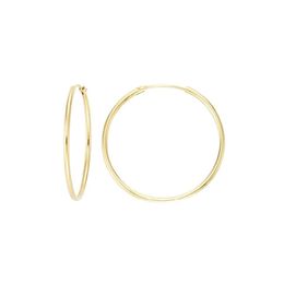 Lucardi Earrings 'Klassisch' female Gold size 25