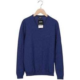 BOSS Pullover Herren Gr&ouml;&szlig;e L Second Hand blau