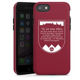 DeinDesign iPhone SE (2022) Handy Panzer Handyh&uuml;lle robuste Outdoor H&uuml;lle Schutzh&uuml;lle gl&auml;nzend 1. Fc N&uuml;rnberg Bundesliga Merchandise Tough Case