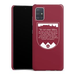 DeinDesign Galaxy A51 Handy Premium Case Smartphone Handyh&uuml;lle Schutzh&uuml;lle gl&auml;nzend 1. Fc N&uuml;rnberg Bundesliga Merchandise Premium Case