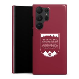DeinDesign Galaxy S23 Ultra Handy Premium Case Smartphone Handyh&uuml;lle Schutzh&uuml;lle gl&auml;nzend 1. Fc N&uuml;rnberg Bundesliga Merchandise Premium Case